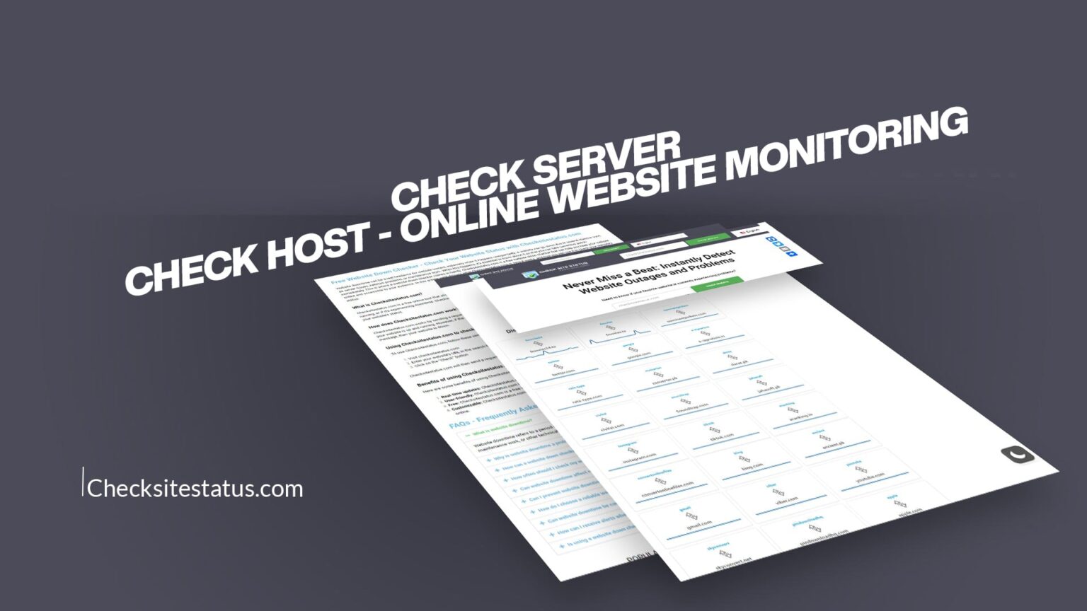 Check Server: Check Host - Online Website Monitoring