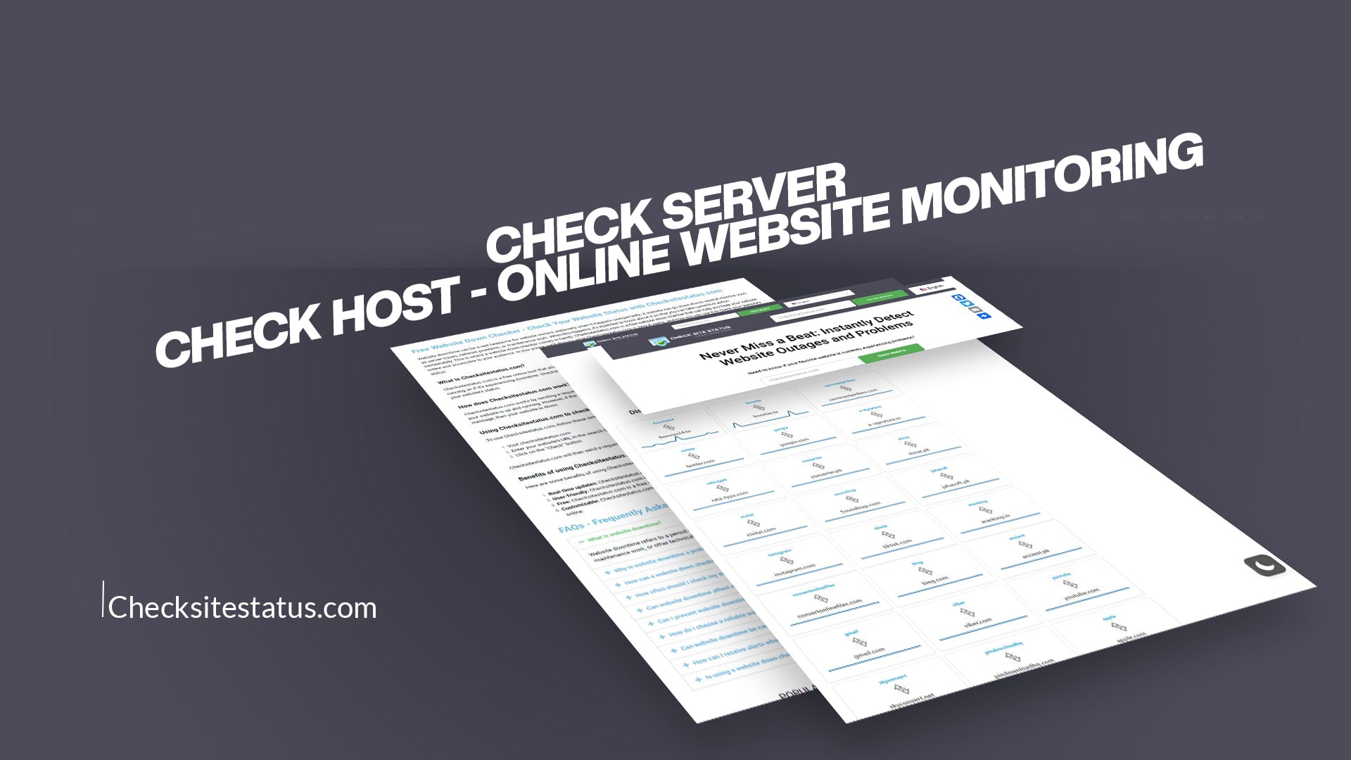 Check Server: Check Host - Online Website Monitoring