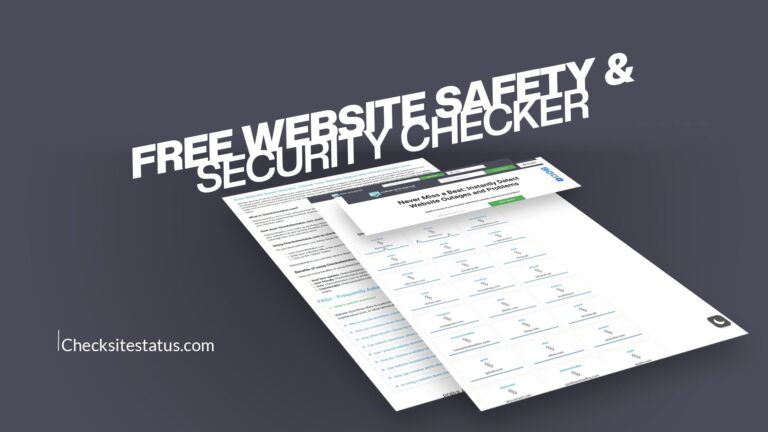 Free Website Safety & Security Checker Online